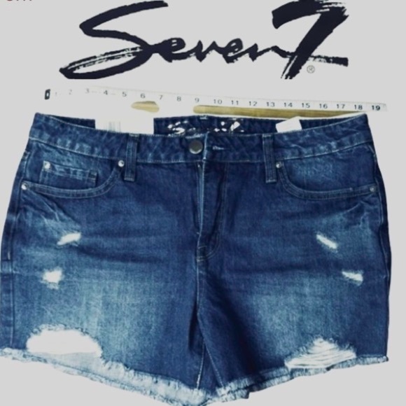 Seven7 | Shorts | New Seven7 Weekend Short Jean Sz 4 Color Gloss Nwt ...